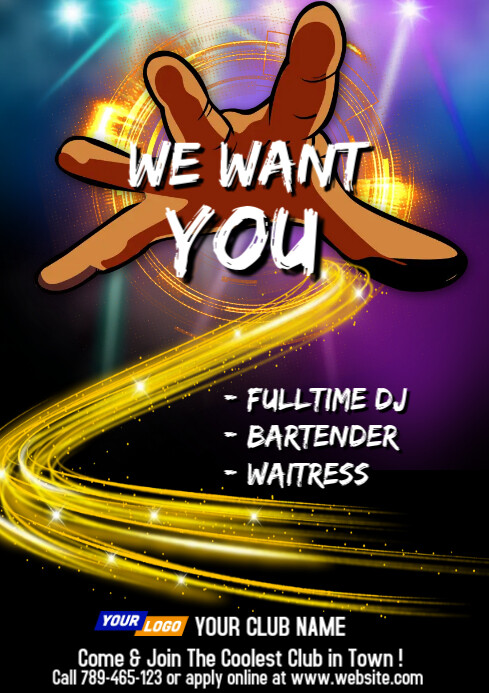 Creative Job vacancy template | PosterMyWall