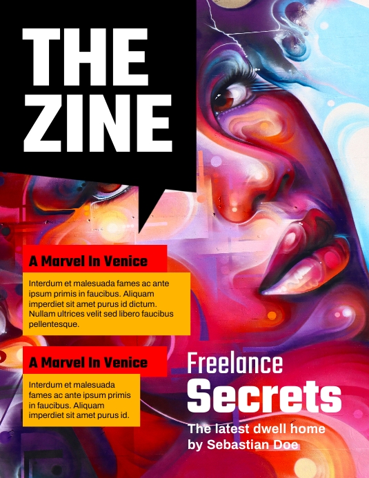 Creative Magazine Cover Template | PosterMyWall