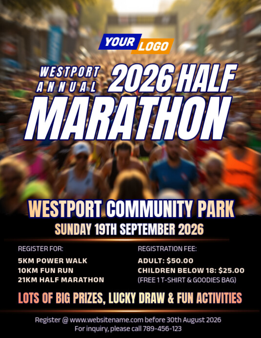 Copy of Creative Marathon Ad Flyer | PosterMyWall