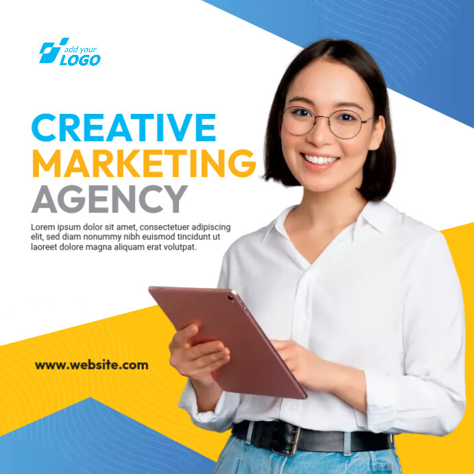 Creative Marketing Agency Ad Template | PosterMyWall