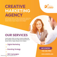 Creative Marketing Agency Ad Template | PosterMyWall