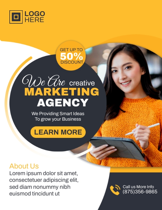 Creative Marketing Agency Ads Template | PosterMyWall