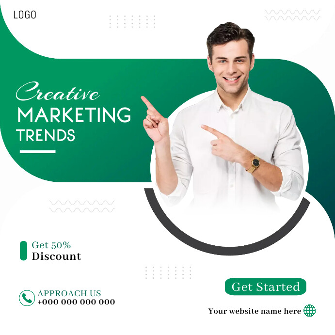 CREATIVE MARKETING AGENCY TEMPLATE | PosterMyWall