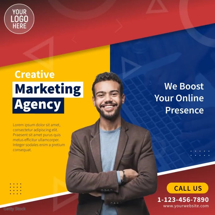Creative Marketing Agency Video Ad Template | PosterMyWall