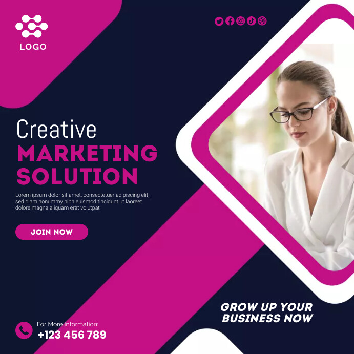 Copy of Creative Marketing Business Solution Poster | PosterMyWall
