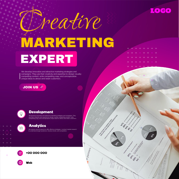 Creative Marketing Template | PosterMyWall