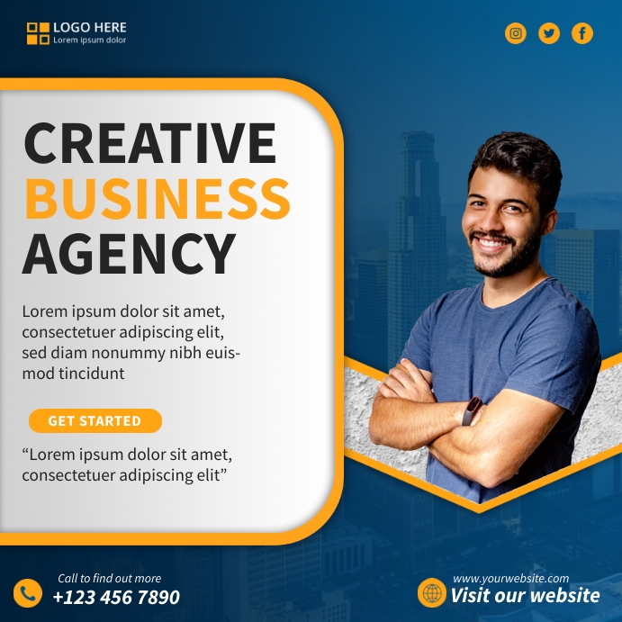 Creative Marketing Design Template | PosterMyWall