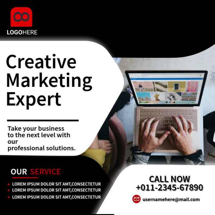 Creative Marketing Expert Template | PosterMyWall