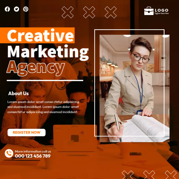 Plantilla de De Servicios de Marketing Creativo | PosterMyWall