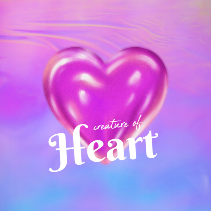 Creative Of Heart Album Cover Template | PosterMyWall
