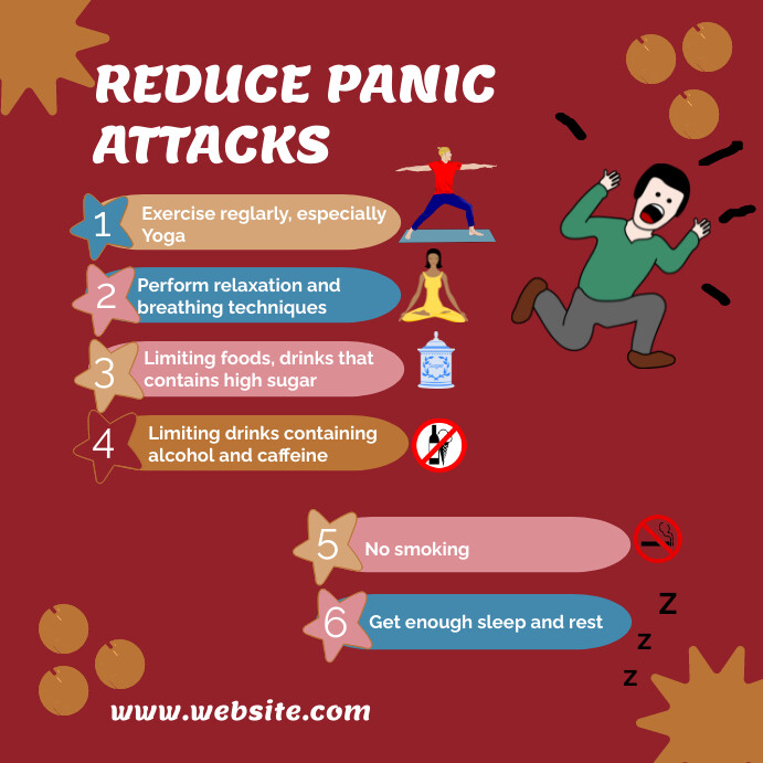 Modèle Creative Panic Attack Instagram Post | PosterMyWall