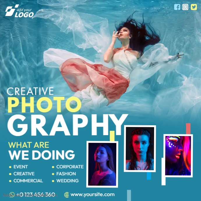 Creative Photography Ad Template | PosterMyWall