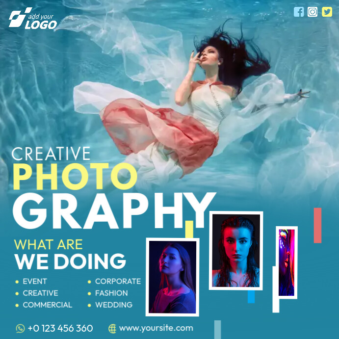 Creative Photography Ad Template | PosterMyWall