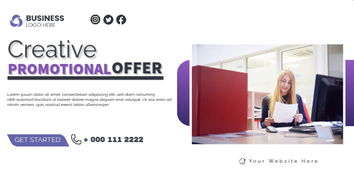 Creative Promotional Offer Template | PosterMyWall