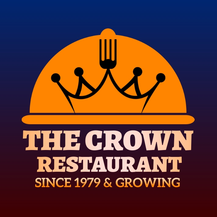 Restaurant With Crown Logo