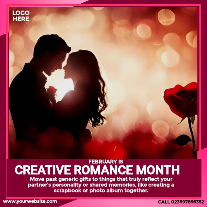 Copy of Creative Romance Month | PosterMyWall