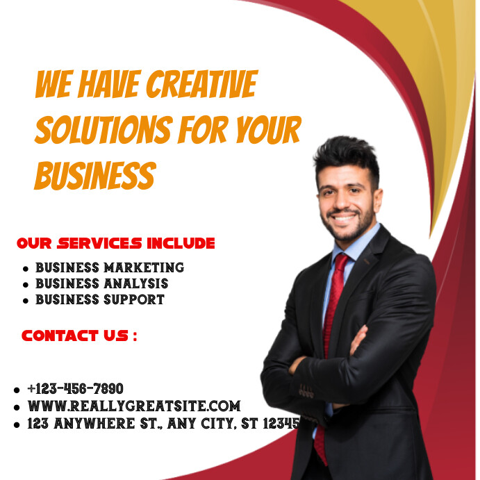 Creative Solution For Your Business Template | PosterMyWall