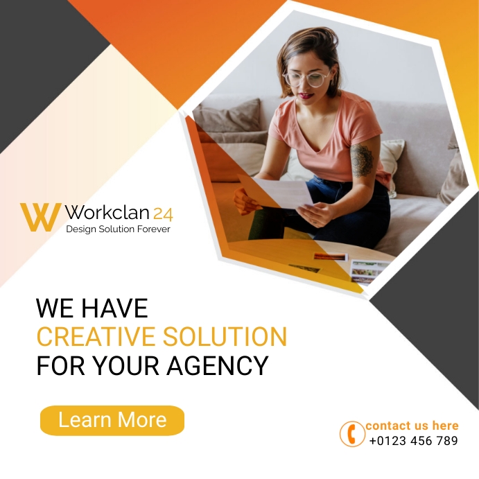 Plantilla de CREATIVE SOLUTION TEMPLATE | PosterMyWall