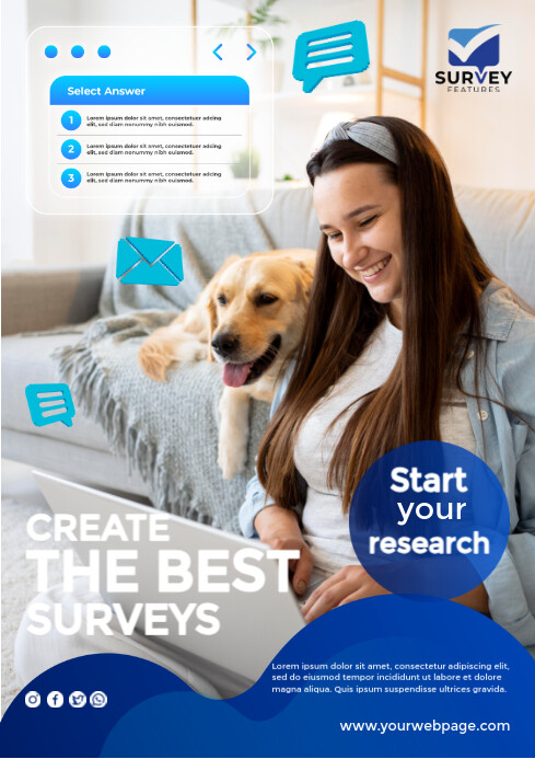 Copy of creative-survey-print-template | PosterMyWall
