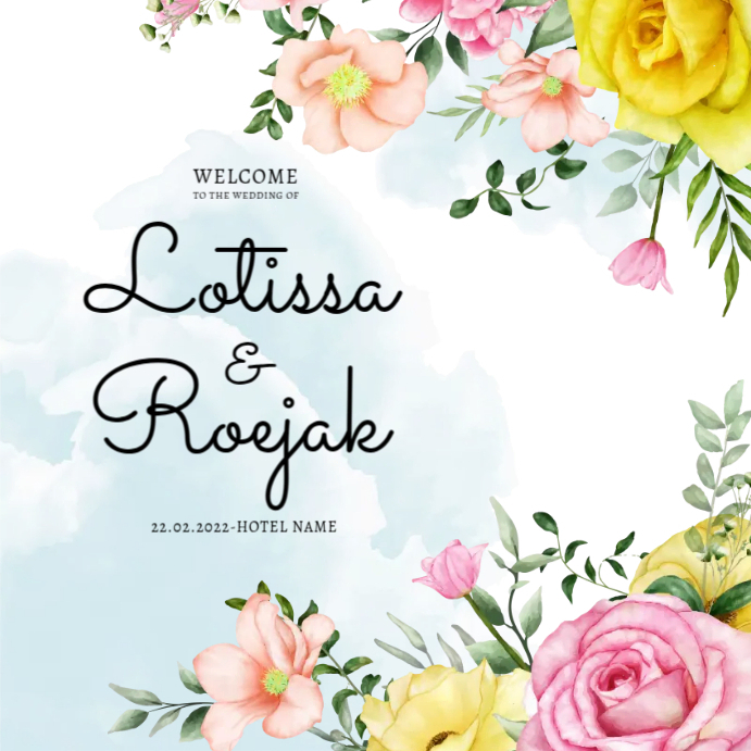 Creative Wedding Invitation Template | PosterMyWall