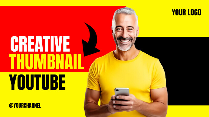 Creative youtube thumbnail Template | PosterMyWall
