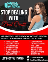 credit bad flyer Template | PosterMyWall