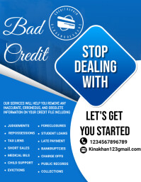 credit repair flyer template | PosterMyWall