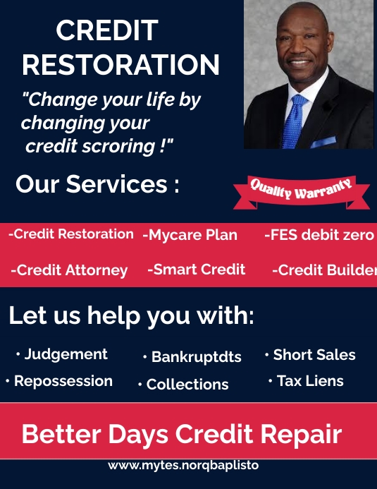 credit card repair flyer Template | PosterMyWall