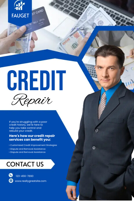Copy of Credit card repair flyer template 2024 | PosterMyWall