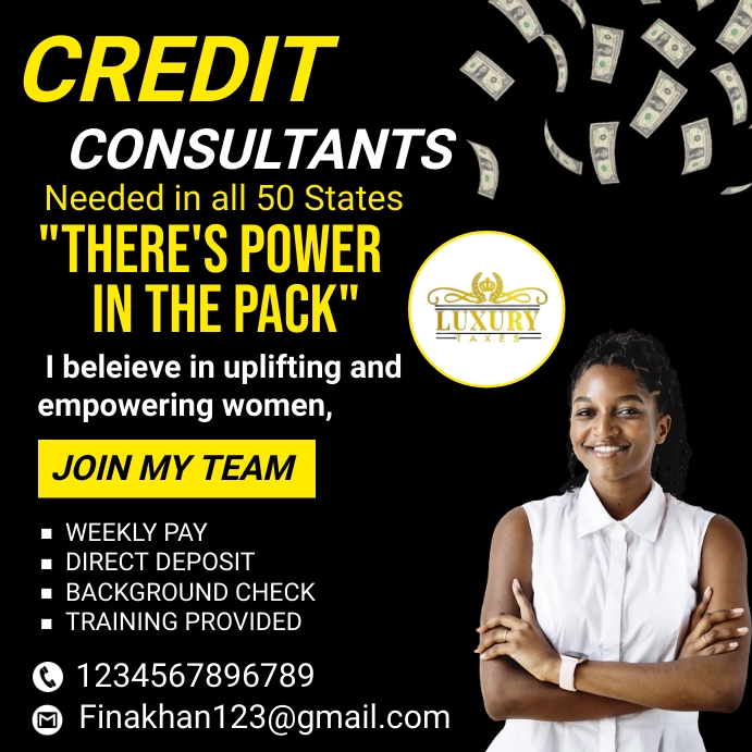 credit consultants flyer Template | PosterMyWall