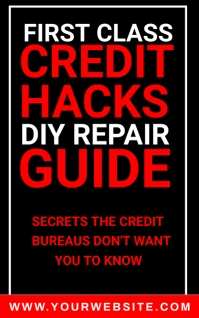 credit hacks eBook flyer Template | PosterMyWall
