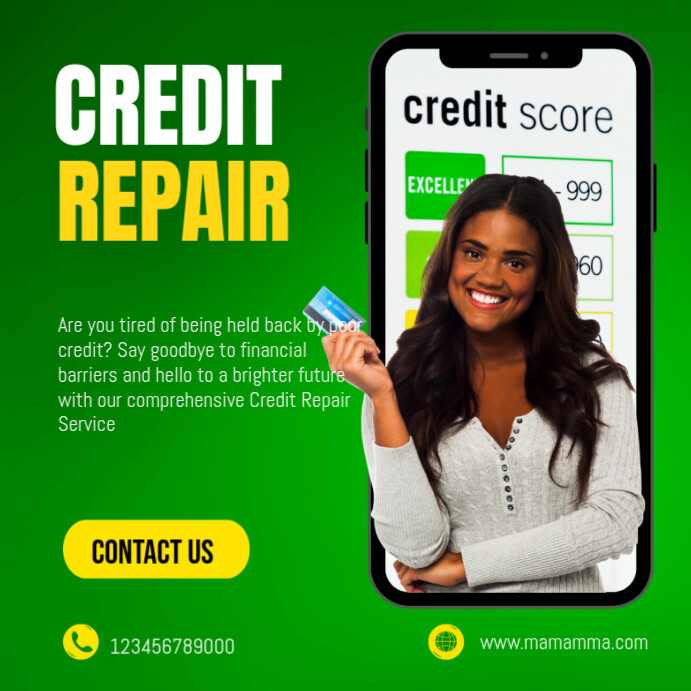 credit repair Template | PosterMyWall
