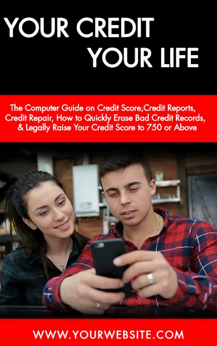 Credit repair ebook flyer,credit score flyer, Template | PosterMyWall