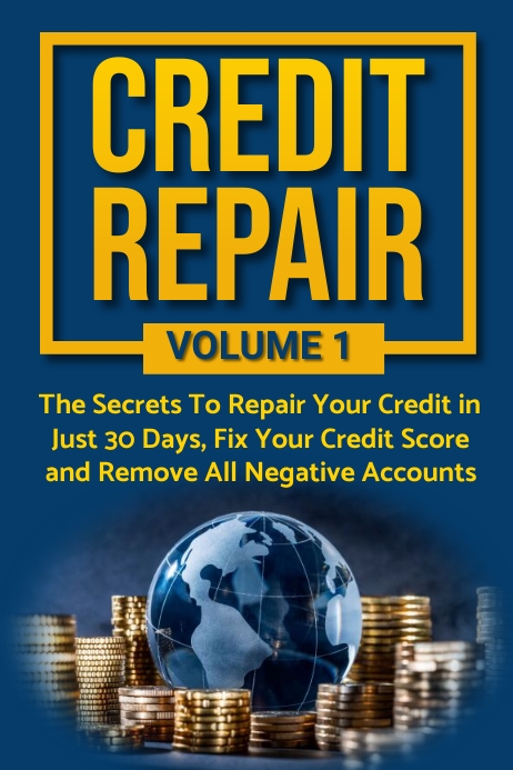 Credit repair ebook flyer,credit score flyer, Template | PosterMyWall