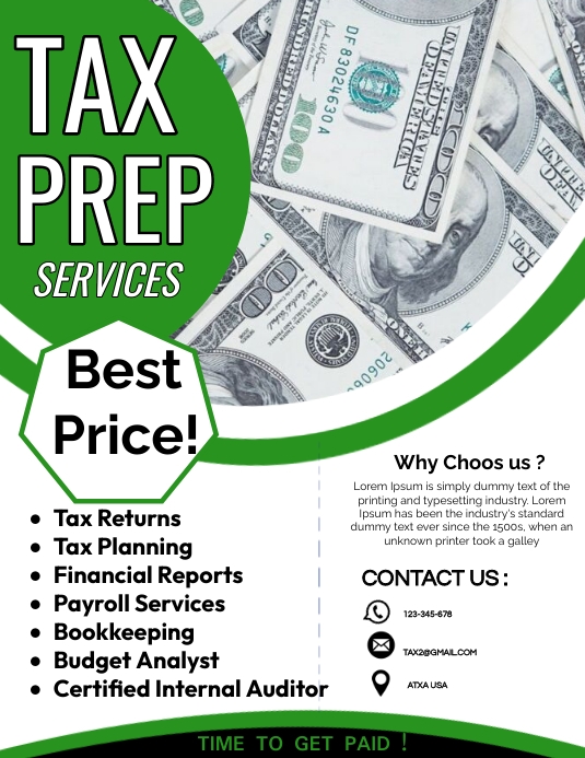 Credit Repair Flyer Professional Tax Flyers Template Postermywall