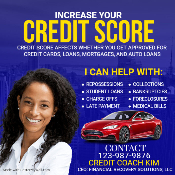 credit repair flyer, professional tax flyers, Template | PosterMyWall