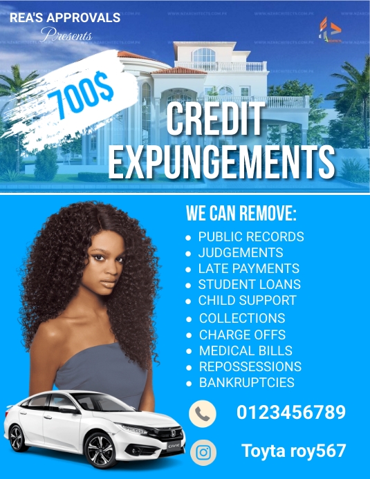 credit repair flyer Template | PosterMyWall