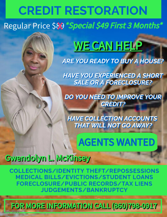 Credit Restoration Template | PosterMyWall