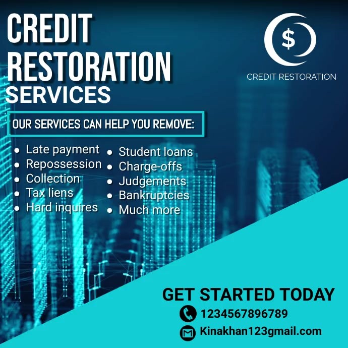 credit restoration flyer Template | PosterMyWall