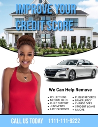 credit score flyers Template | PosterMyWall