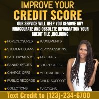 credit score improvement flyer Pro Credit Rep Template | PosterMyWall