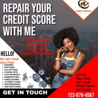credit score flyer Template | PosterMyWall