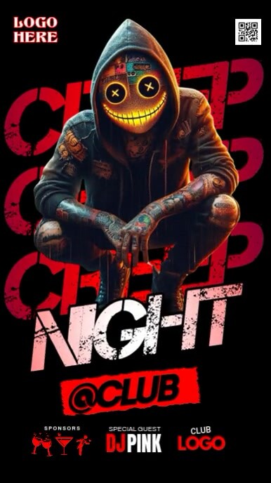 Creep Night Club Template | PosterMyWall