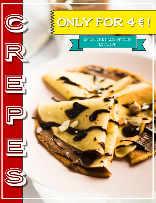 Copy of Crepes | PosterMyWall