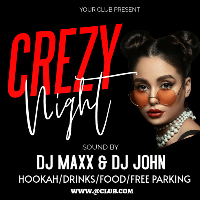 Crezy night Template | PosterMyWall