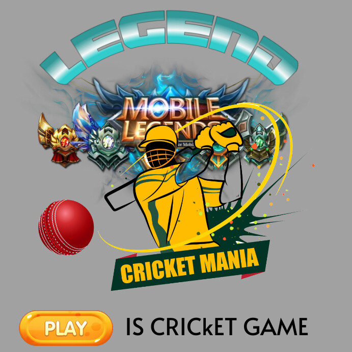 cricket Template | PosterMyWall