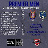 Cricket Game Day Team Sheet Template | PosterMyWall