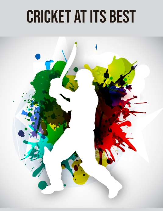 Copy of cricket game | PosterMyWall