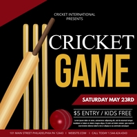 Cricket game Template | PosterMyWall