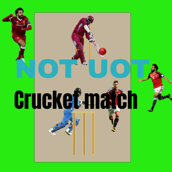 cricket match Template | PosterMyWall